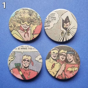 DC Heroes Comic Book Badge Packs Group 1 - Etsy