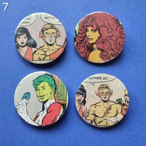 DC Heroes Comic Book Badge Packs Group 1 - Etsy