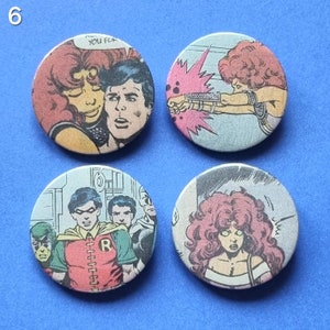 DC Heroes Comic Book Badge Packs Group 1 - Etsy