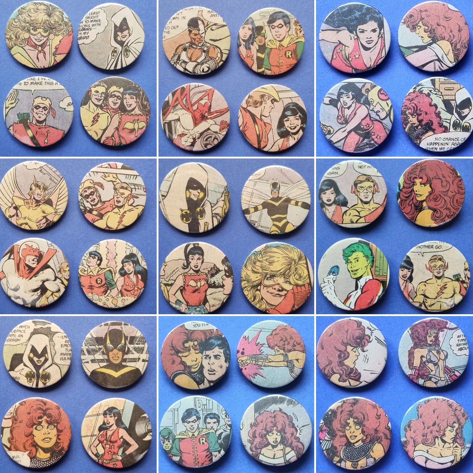 DC Heroes Comic Book Badge Packs Group 1 - Etsy