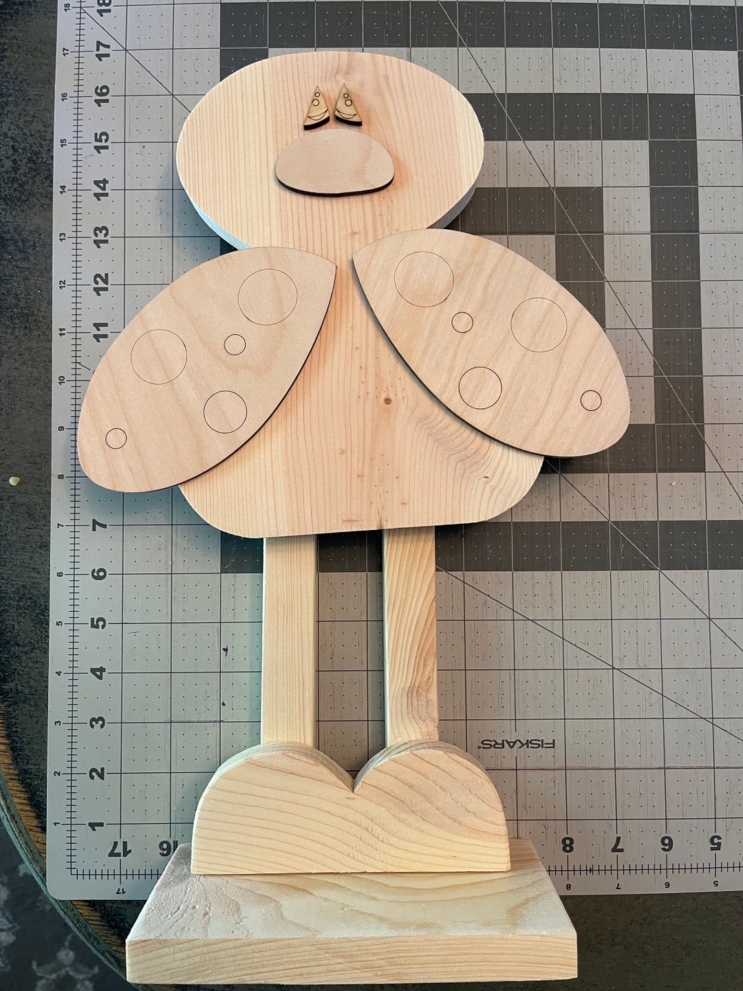 DIY Mini Critter Stick Leg Ladybug- Unfinished Wood Craft Kit - Etsy