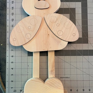 DIY Mini Critter Stick Leg Ladybug- Unfinished Wood Craft Kit - Etsy