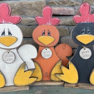 E-PATTERN Medium Hen Sitter Wood Craft DIY Pattern Pdf File and Svg ...