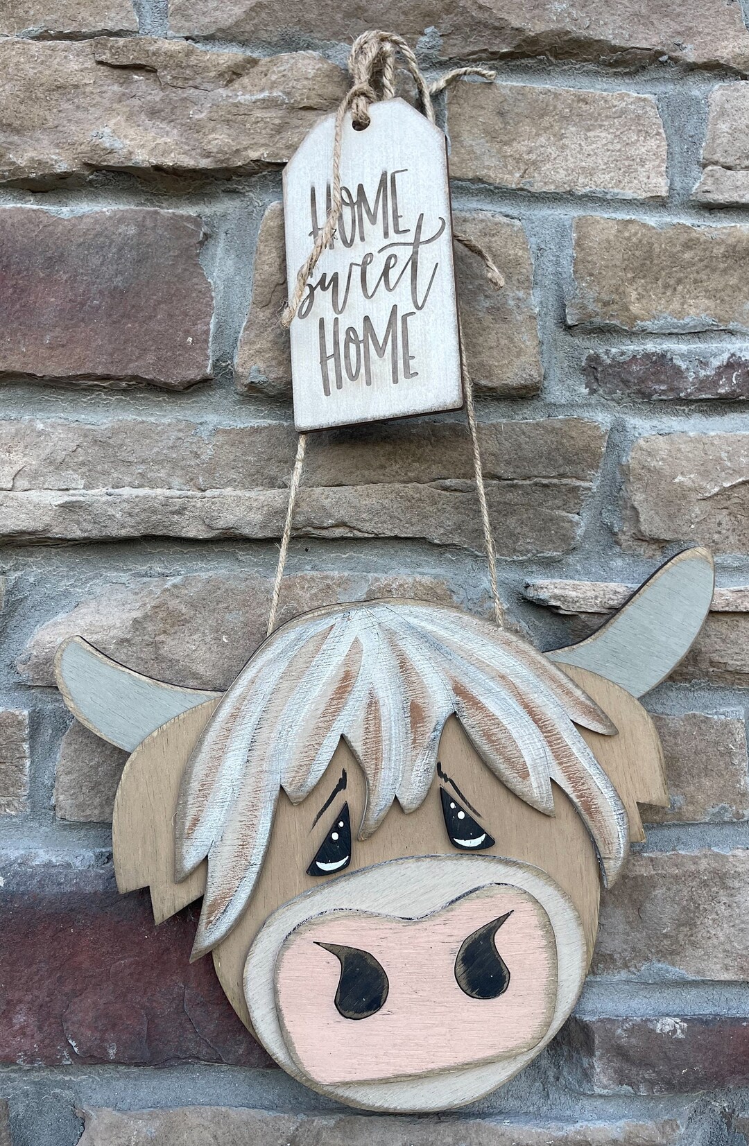 E-PATTERN Highland Cow Head Hanger Wood Craft DIY Pattern Pdf - Etsy