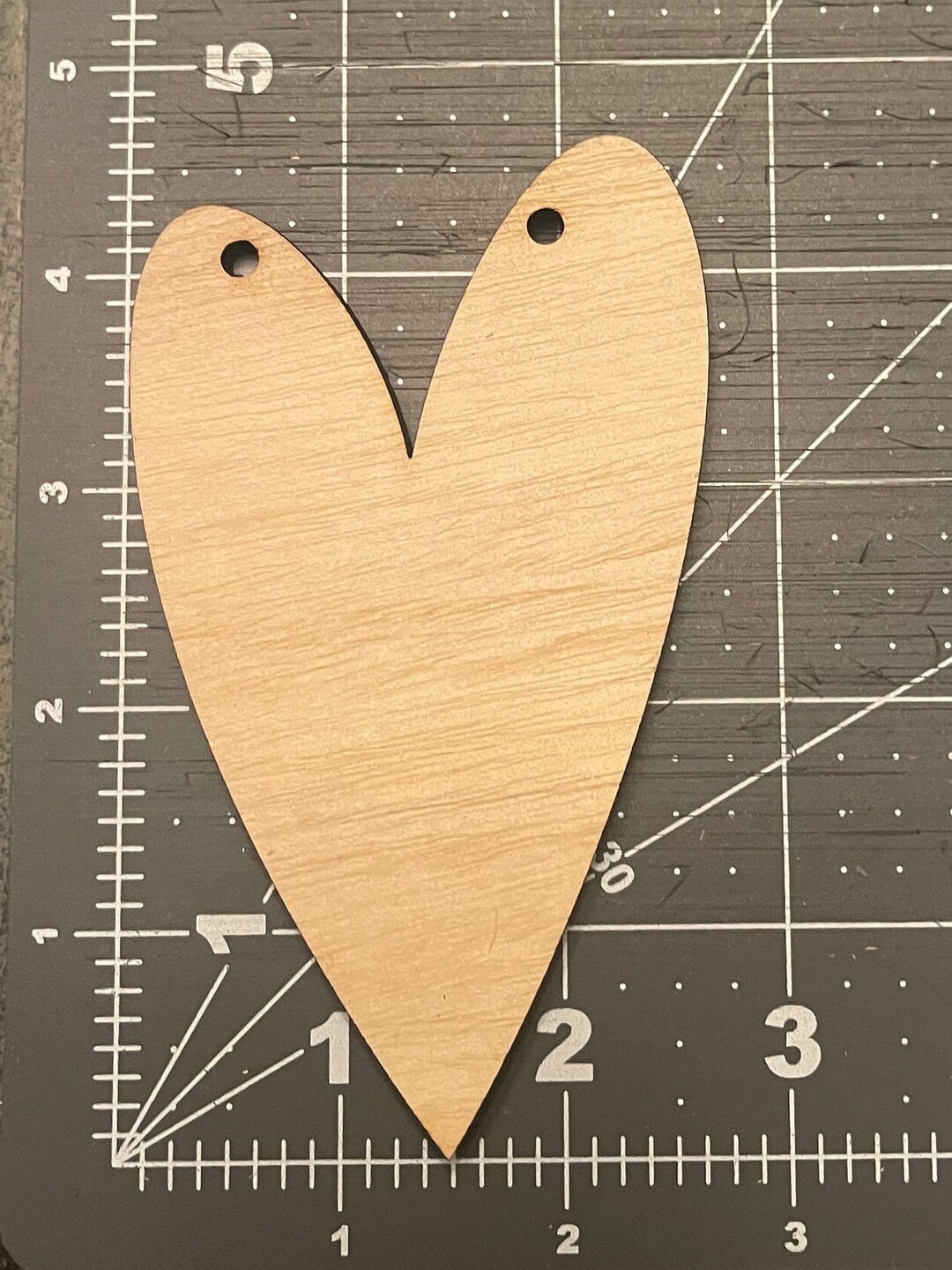Crafters Pack-prim Heart Wood Tags, Unfinished Tags, Tag Cutout, DIY ...