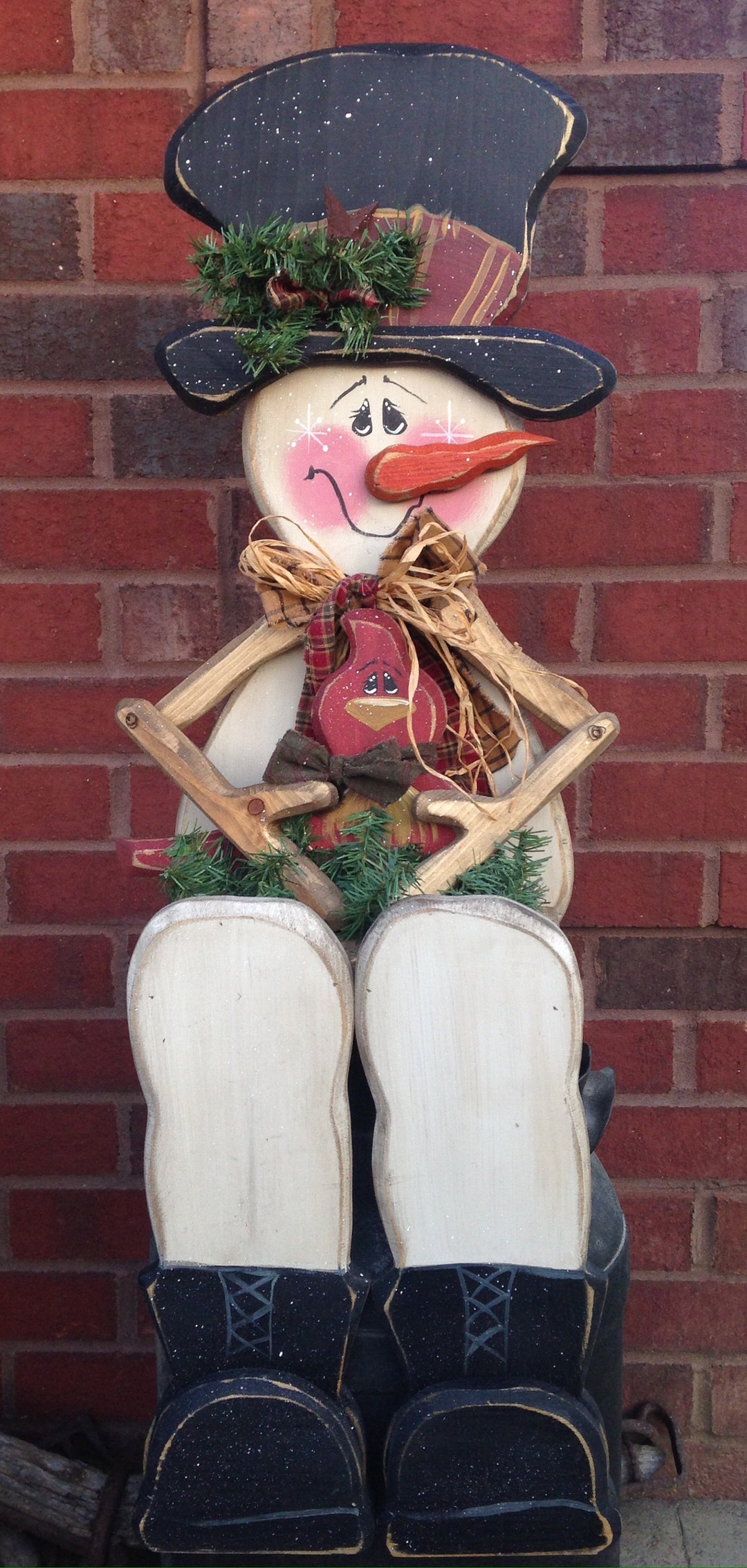 E-PATTERN Sunny the Snowman Wood Craft DIY Pattern - Etsy