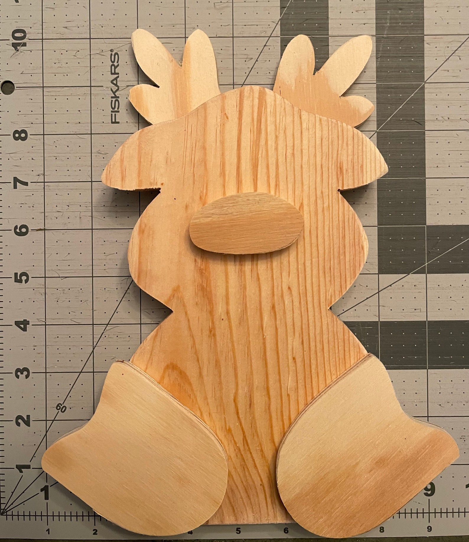 Mini DIY Reindeer Unfinished Wood Craft Kit - Etsy