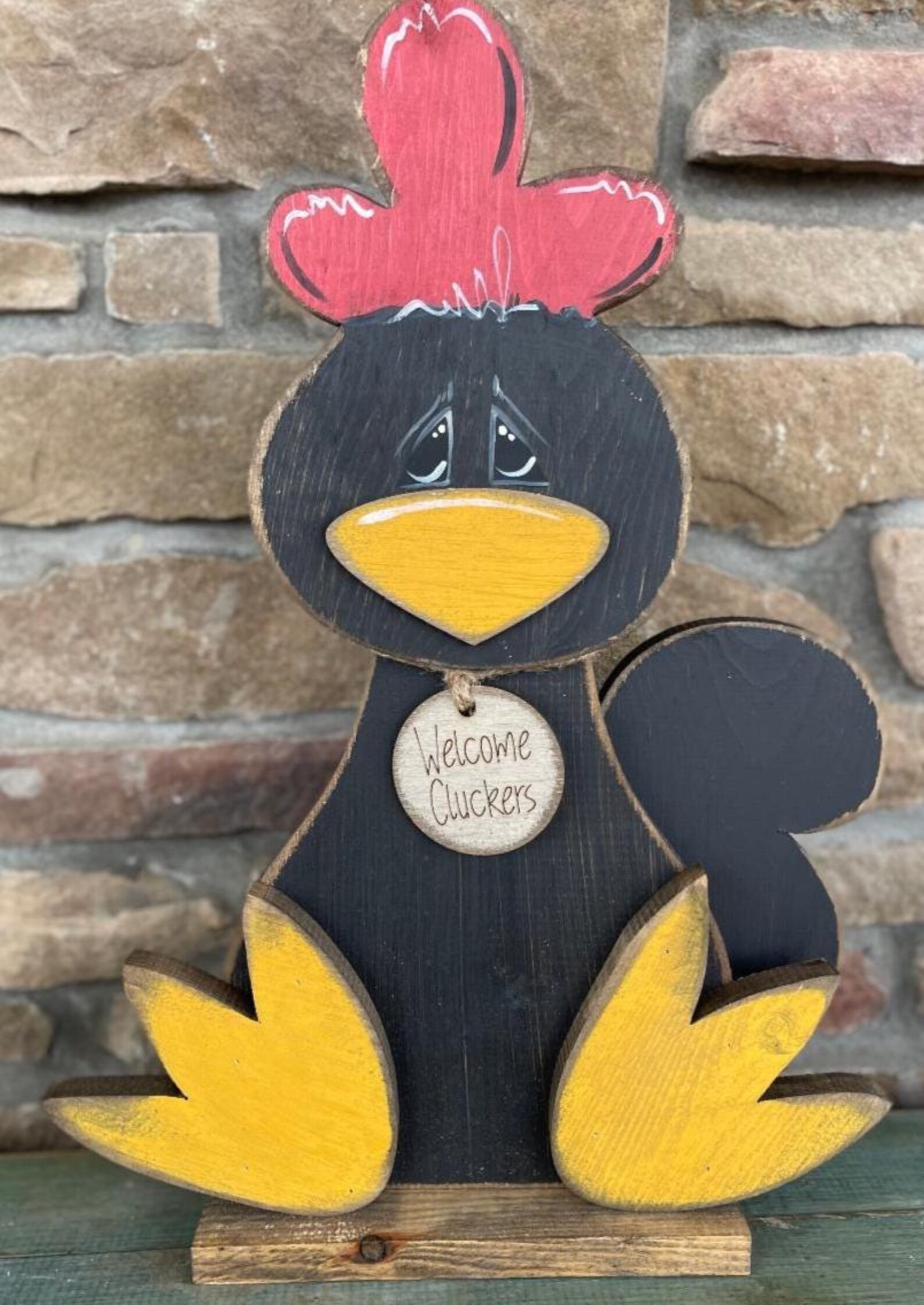 Mail-out-pattern Medium Hen Sitter Wood Craft DIY Pattern - Etsy