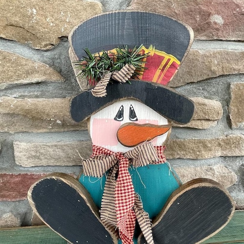 E-PATTERN Chilly Willy Standing Snowman Wood Craft DIY - Etsy