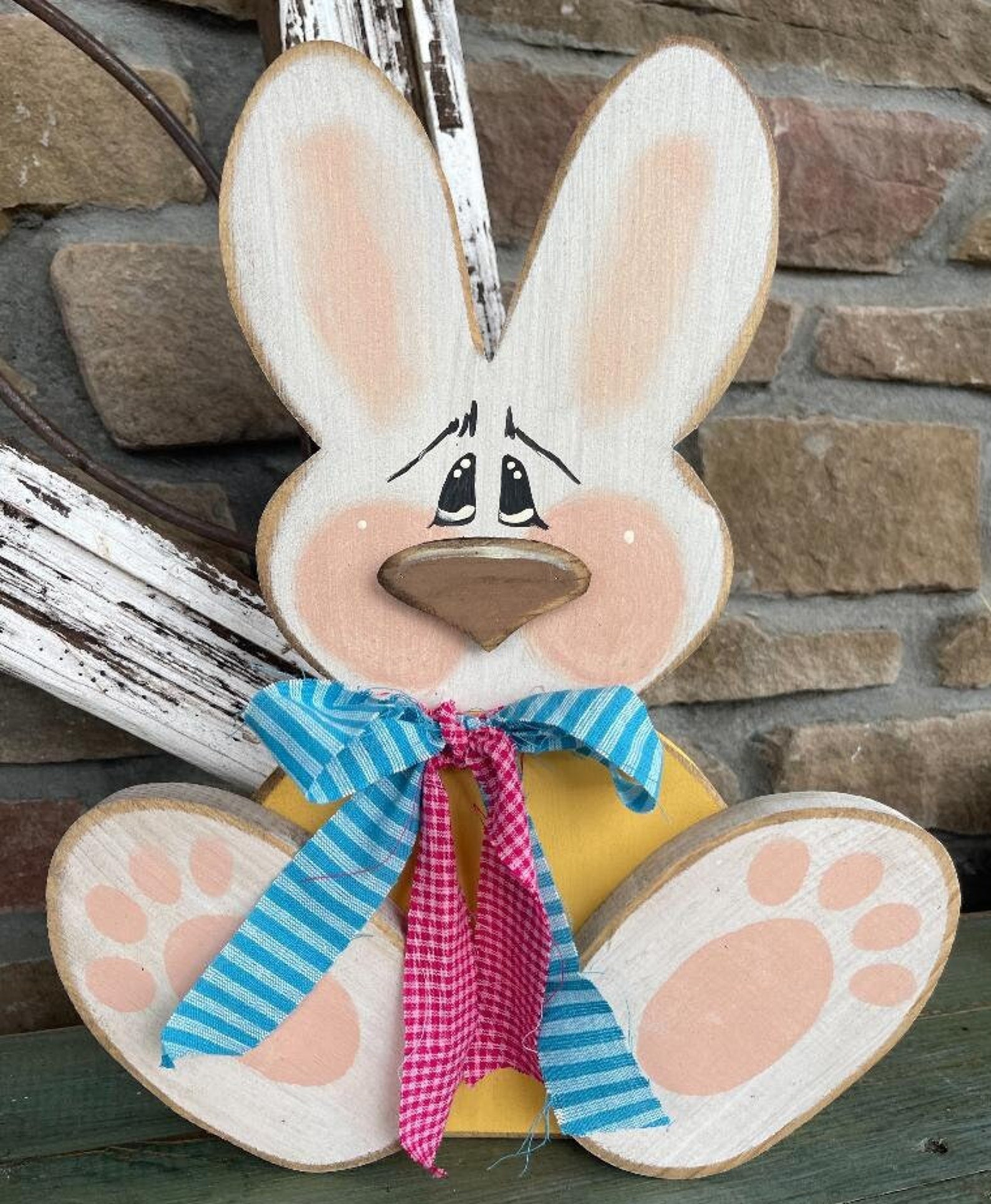 DIY Bunny Shelf Sitter/ Hanger Unfinished Wood Craft Kit - Etsy