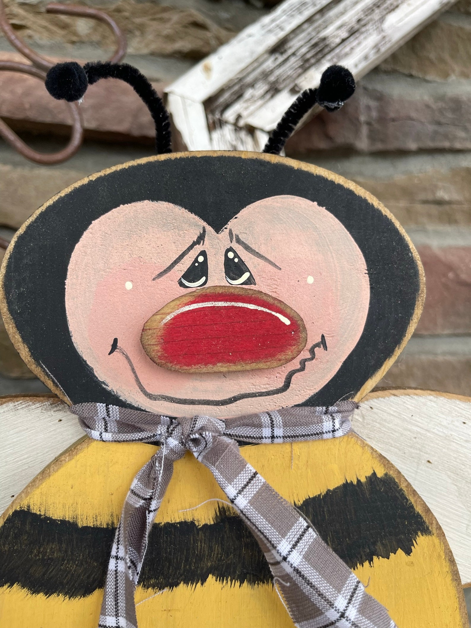 E-PATTERN Mini Critter Stick Leg Bumble Bee Wood Craft DIY - Etsy