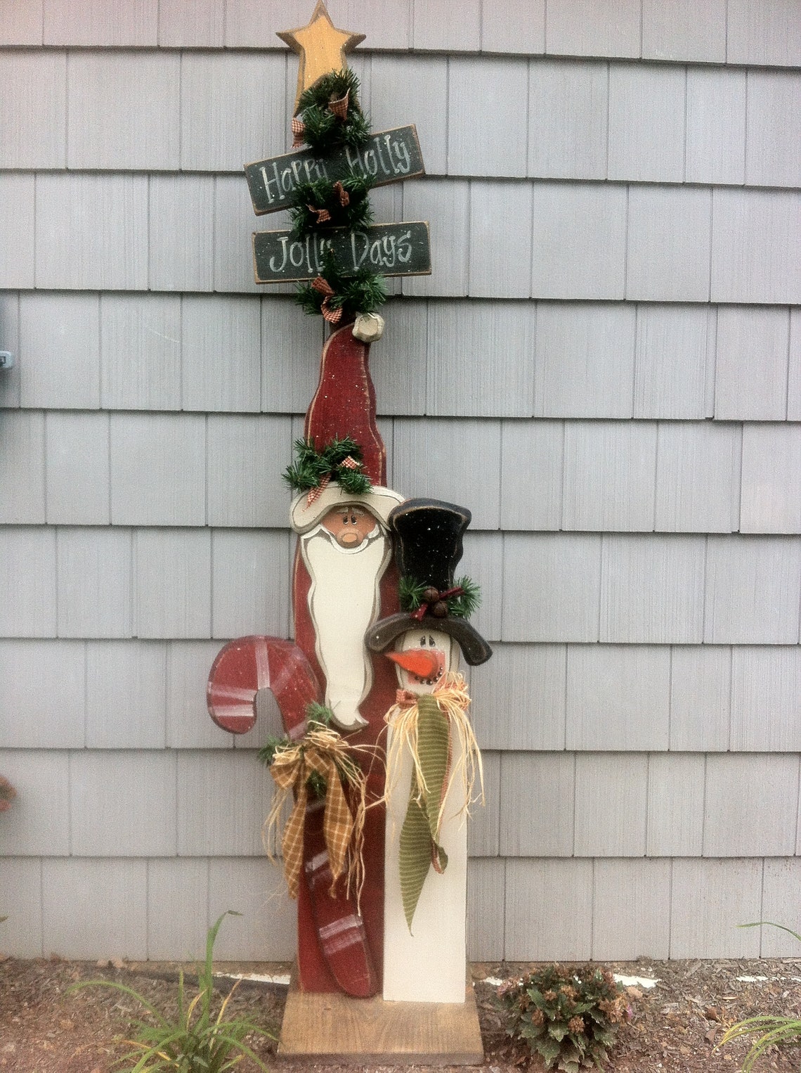 E-PATTERN Happy Holly Jolly Days Wood Craft DIY Pattern - Etsy