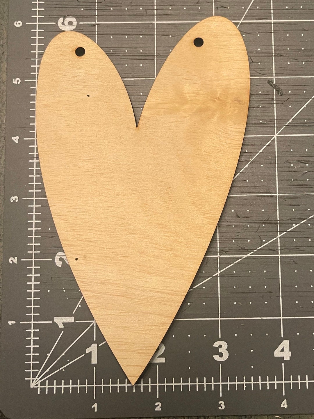 Crafters Pack-prim Heart Wood Tags, Unfinished Tags, Tag Cutout, DIY ...