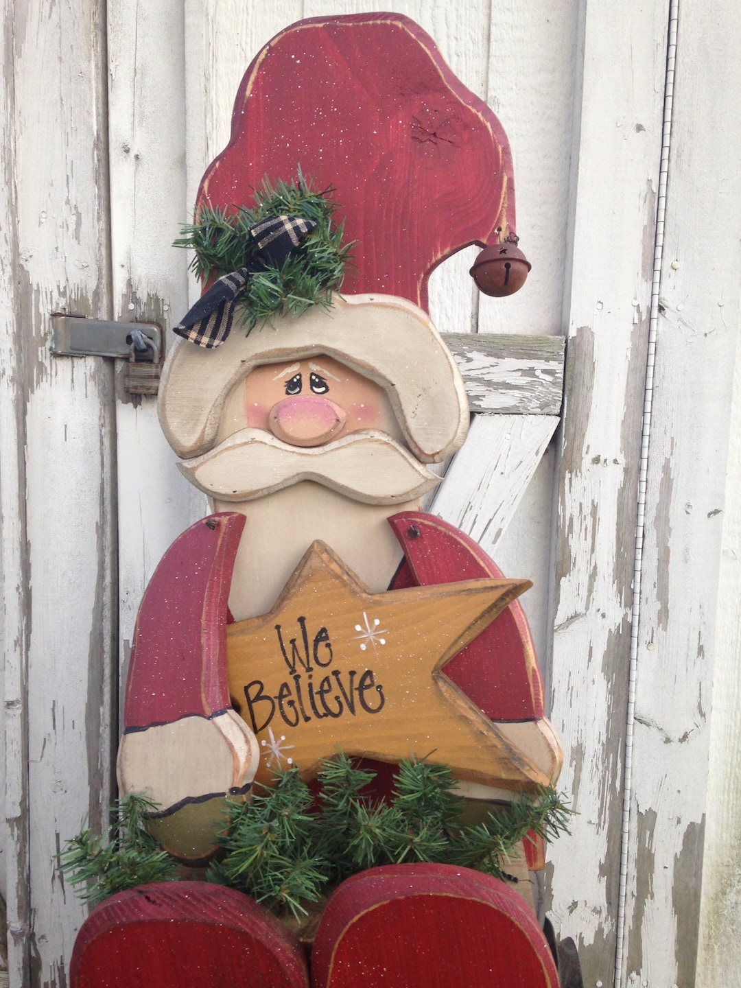 E-PATTERN We Believe Santa Wood Craft DIY Pattern - Etsy