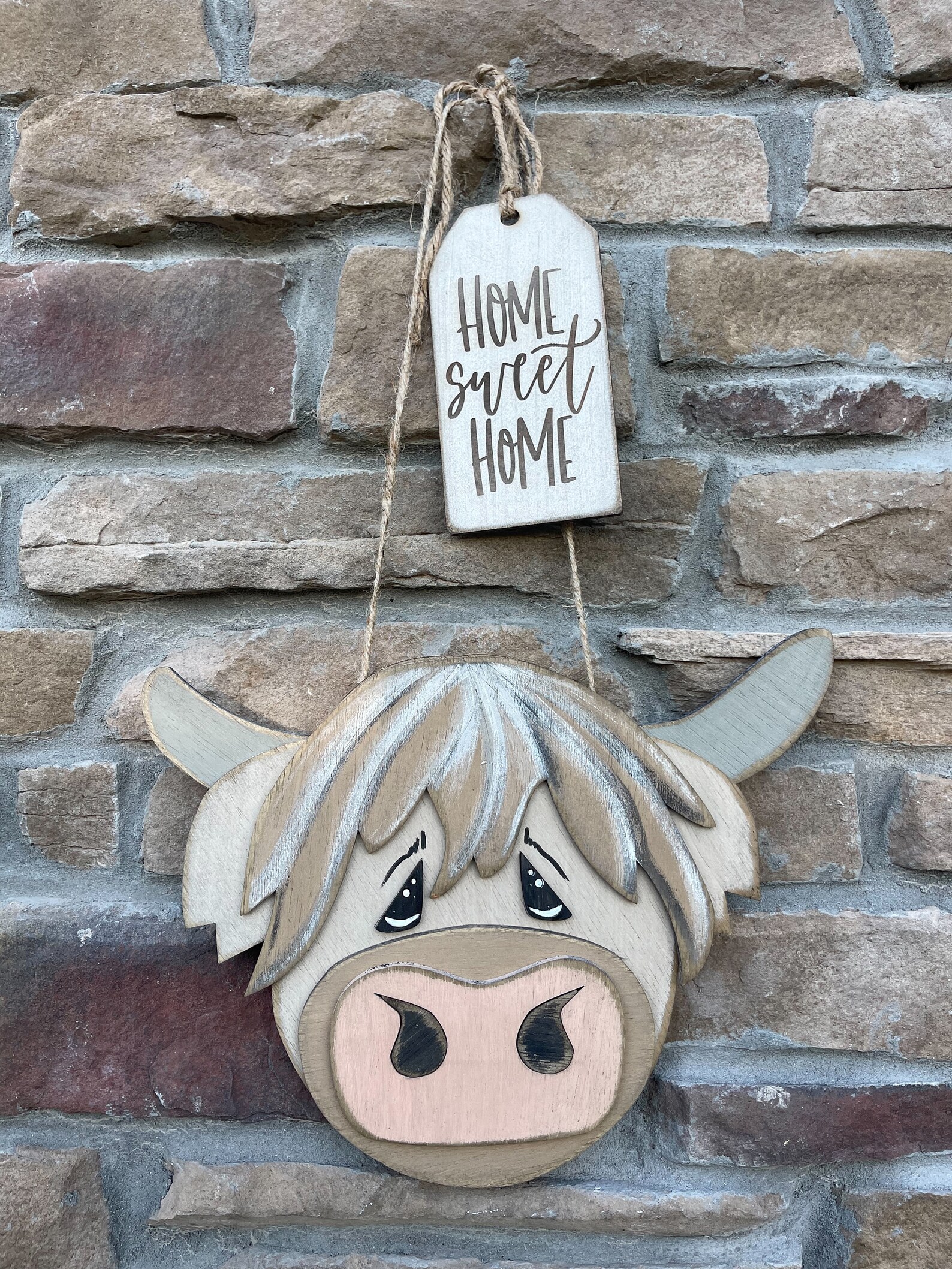 E-PATTERN Highland Cow Head Hanger Wood Craft DIY Pattern Pdf - Etsy