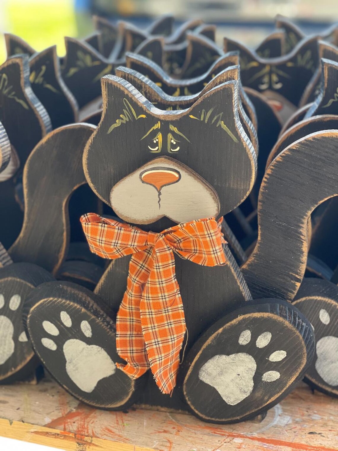 E-PATTERN Critter Sitter Small Black Cat Wood Craft DIY Pattern - Etsy