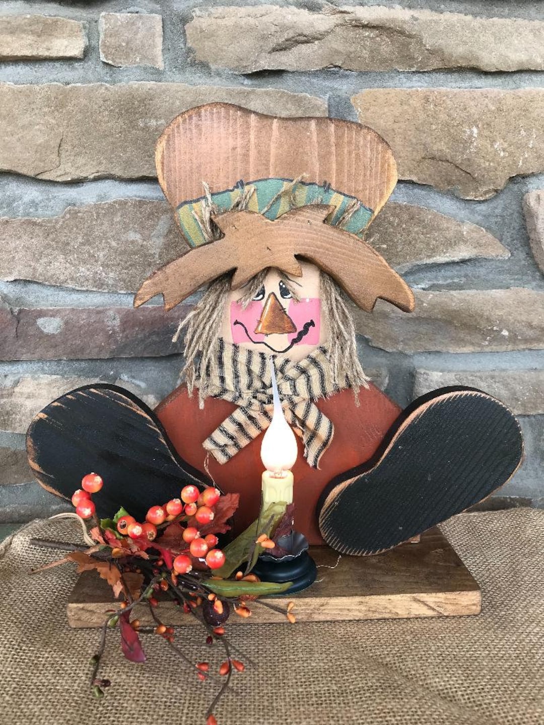E-PATTERN Scarecrow Bo Wood Craft DIY Pattern - Etsy