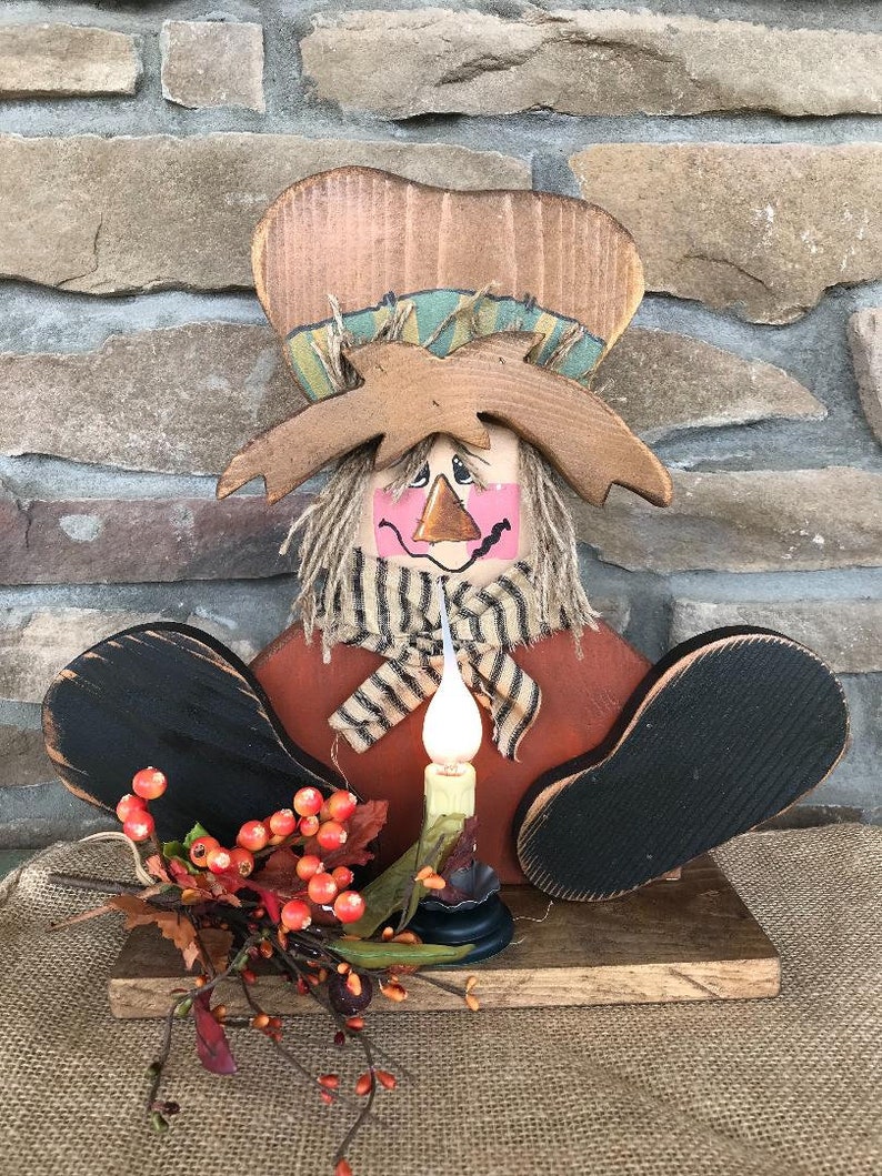 E-PATTERN Scarecrow Bo Wood Craft DIY Pattern - Etsy