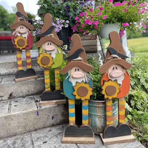 E-PATTERN Sammy Scarecrow 10x32 Door Hanger Wood Craft DIY - Etsy