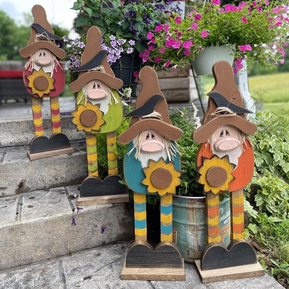 E-PATTERN Critter Stick Leg Scarecrow Gnome Wood Craft DIY - Etsy