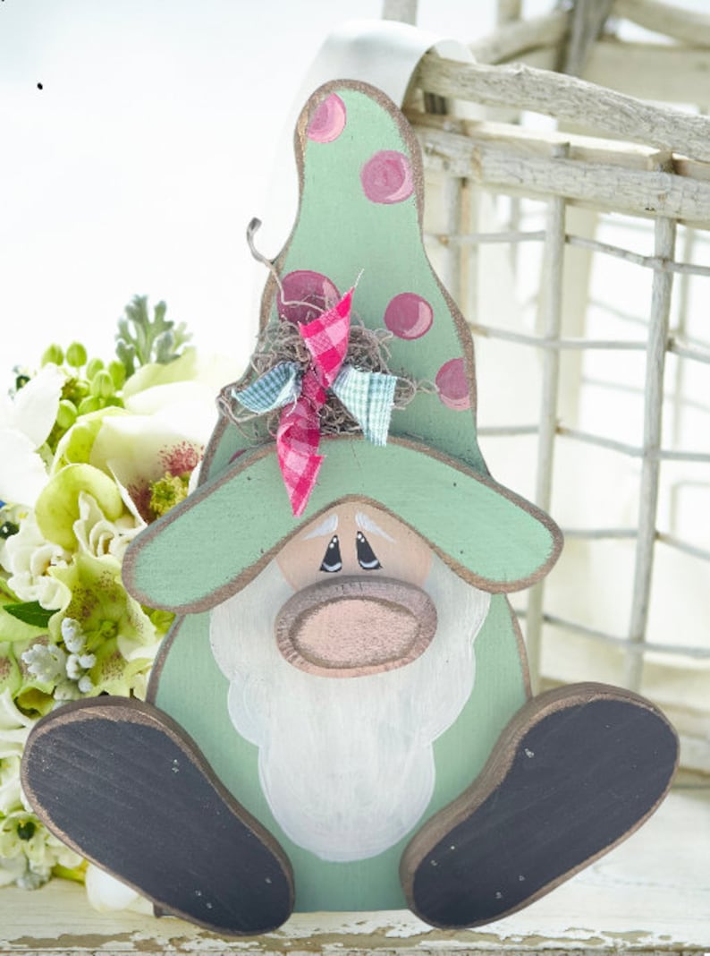 E-PATTERN Critter Sitter Collection Springtime Gnome - Etsy