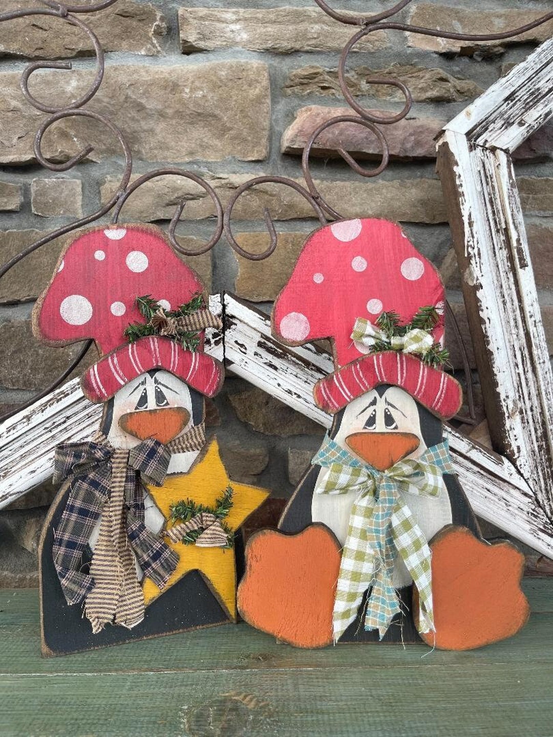 Mail-out- PATTERN Critter Sitter Penguin 2 in 1 Pattern Wood Craft DIY ...