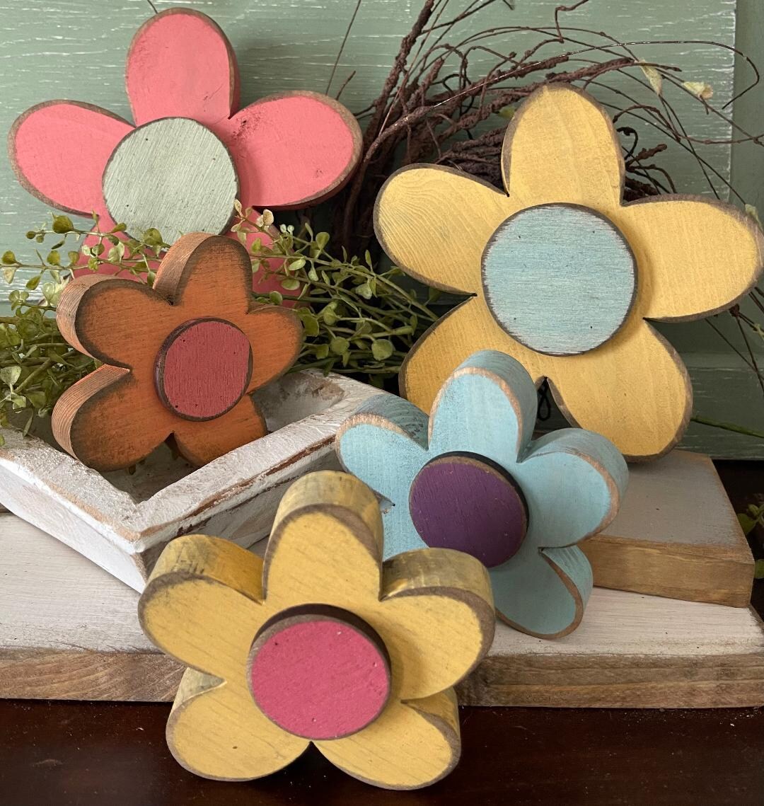Mail Out- Pattern/scrap Buddies Collection Large and Small Flower - Etsy