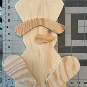 DIY Snowman Unfinished Wood Craft Kit - Etsy