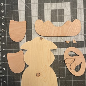 Mini- DIY Moose - Unfinished Wood Craft Kit - Etsy