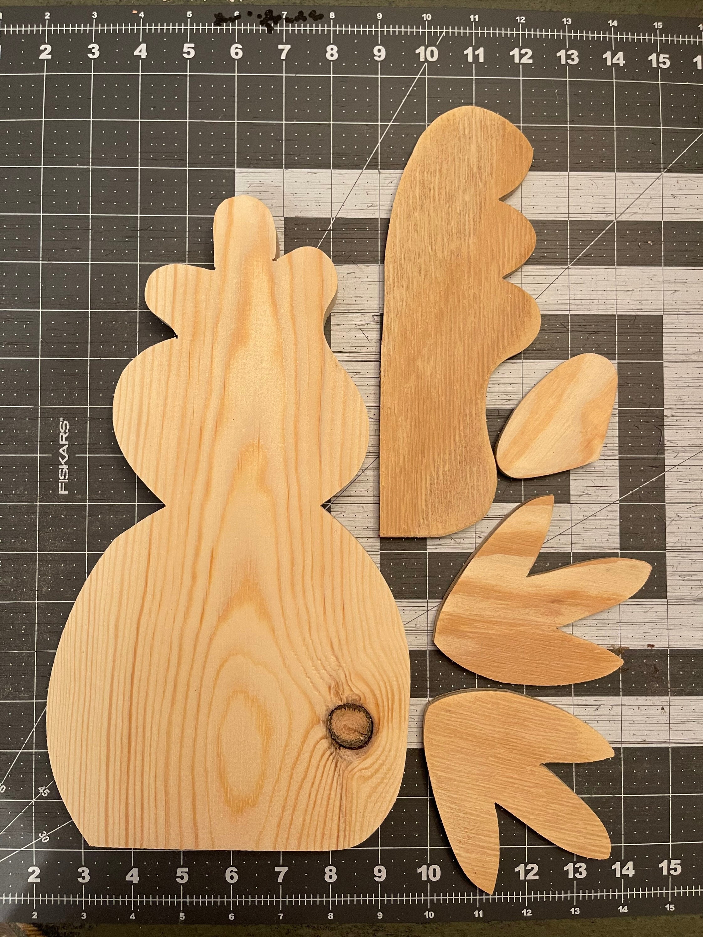 DIY Pig/chicken 2in1 COMBO Unfinished Chicken and Pig Shelf - Etsy