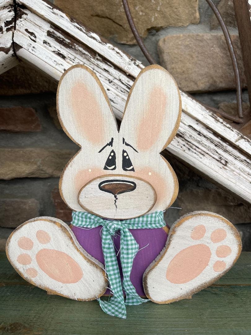 Mail-out-pattern Mini-critter Sitter Bunny Wood Craft DIY Pattern - Etsy