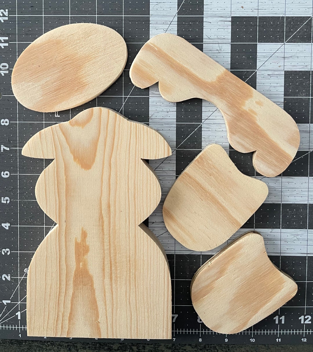 Mini DIY Moose Unfinished Wood Craft Kit - Etsy