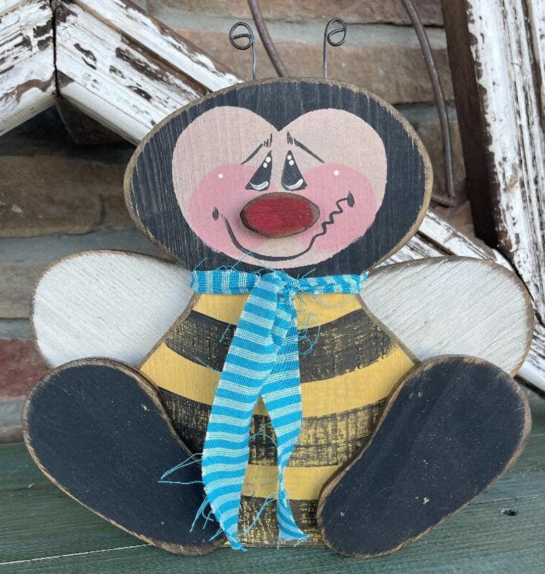 E-PATTERN Critter Bumble Bee Sitter Wood Craft DIY Pattern Pdf - Etsy