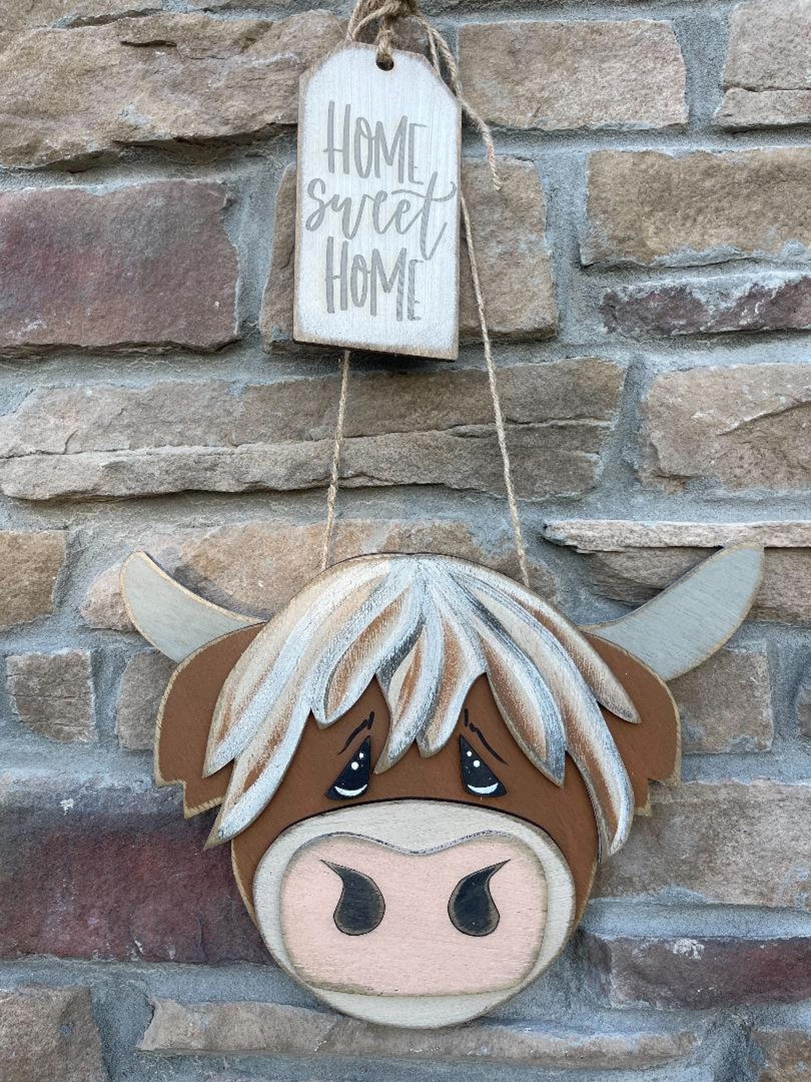 E-PATTERN Highland Cow Head Hanger Wood Craft DIY Pattern Pdf and Svg ...