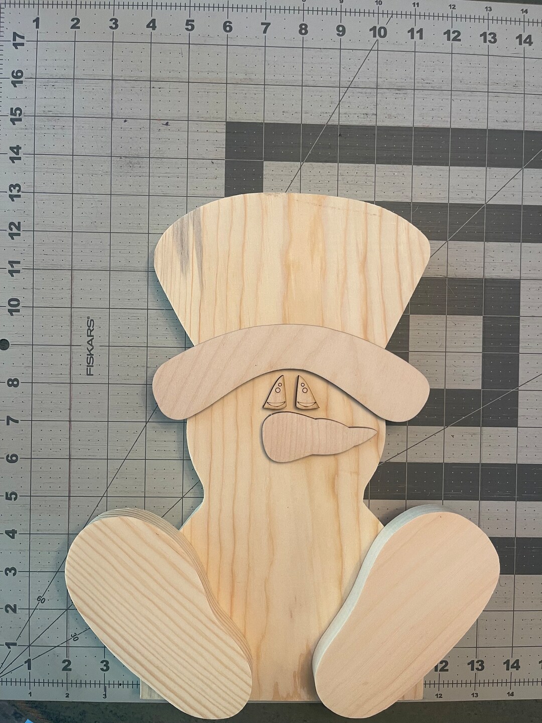 DIY Snowman - Unfinished Wood Craft Kit - Etsy