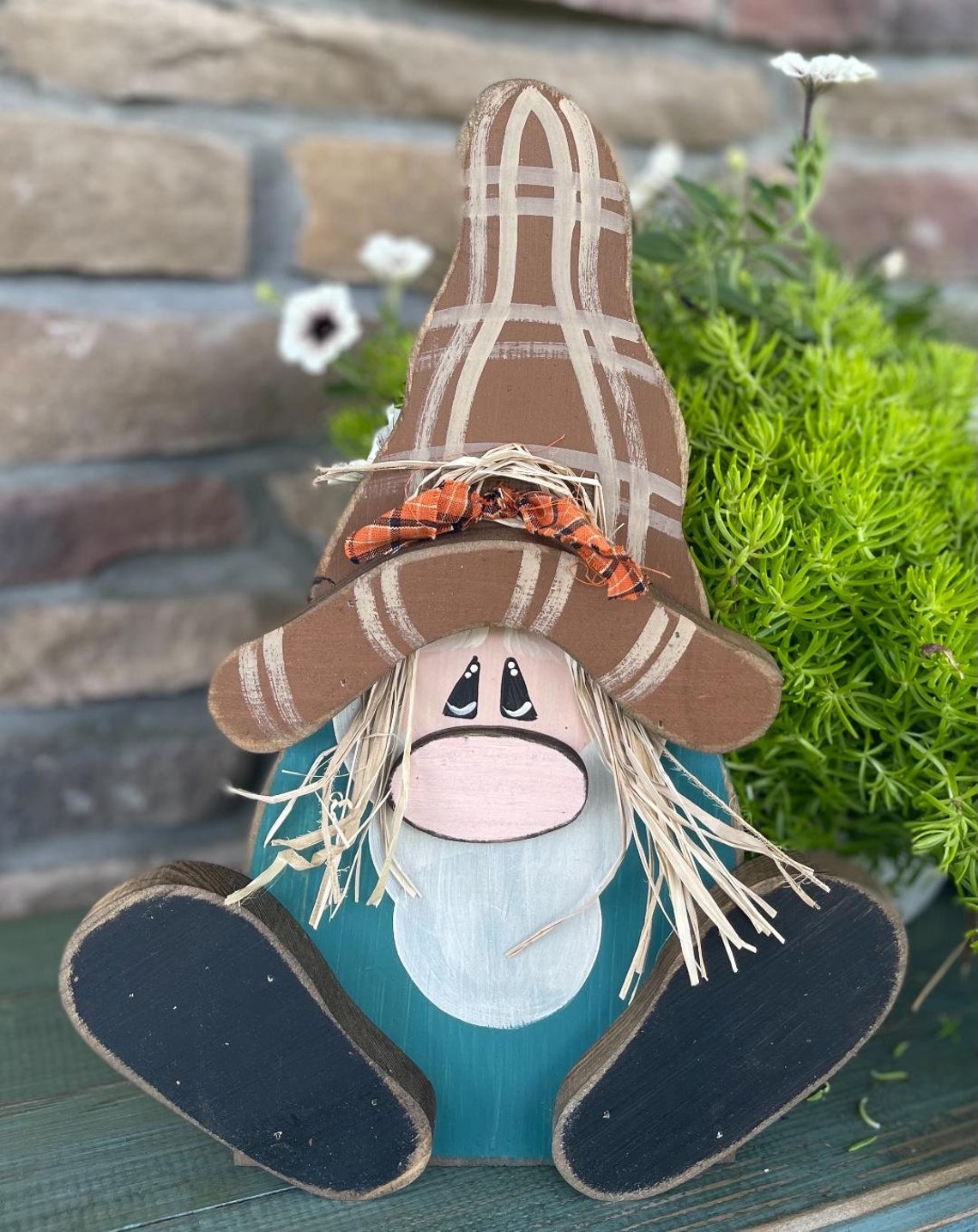 E-PATTERN Critter Sitter Scarecrow Gnome Wood Craft DIY - Etsy