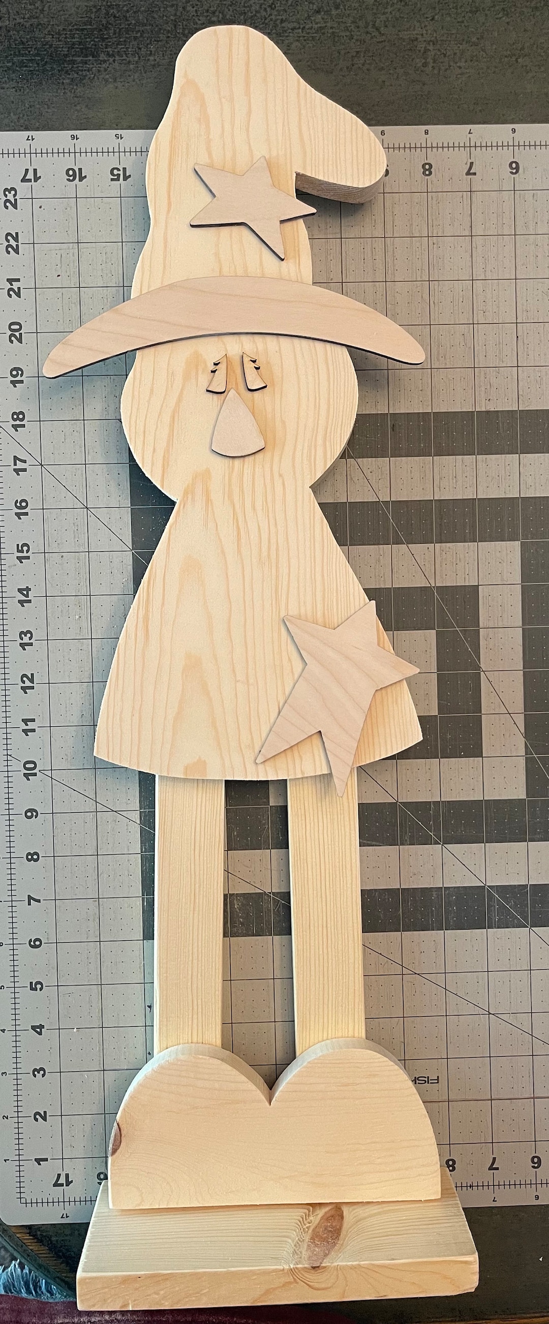 DIY Critter Stick Leg Witch - Unfinished Wood Craft Kit - Etsy