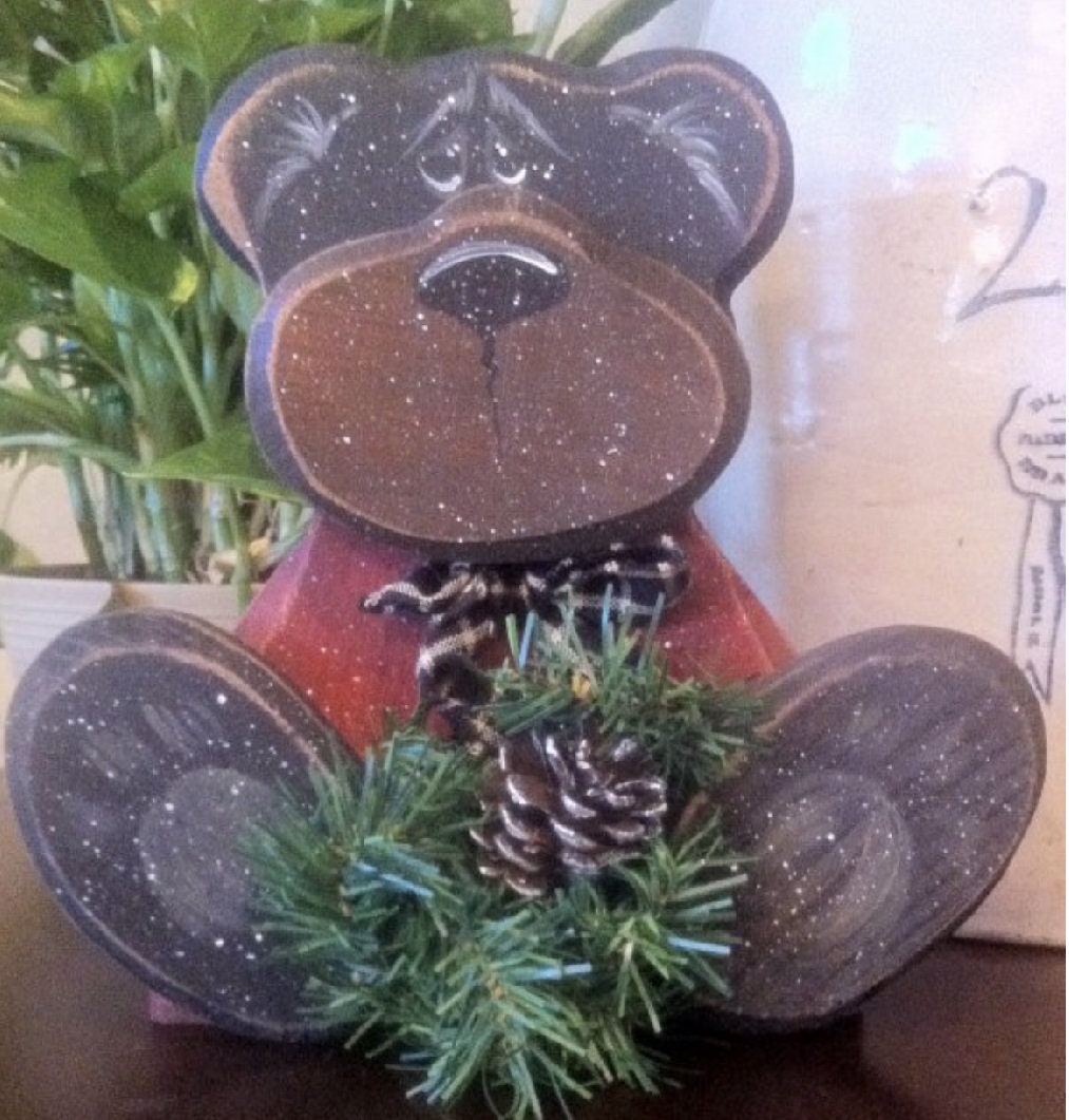 Mail Out PATTERN Bart the Bear Wood Craft DIY Pattern - Etsy