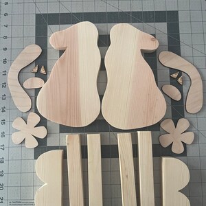 2-set/ DIY Mini Critter Stick Leg Gnome - 2- Unfinished Wood Craft Kits ...