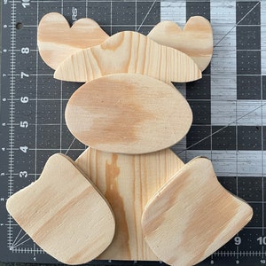 Mini DIY Moose Unfinished Wood Craft Kit - Etsy
