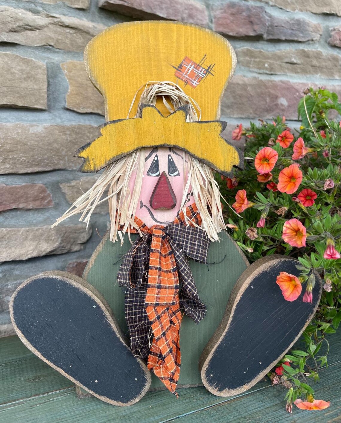 E-PATTERN Critter Sitter Collection Small Scarecrow - Etsy