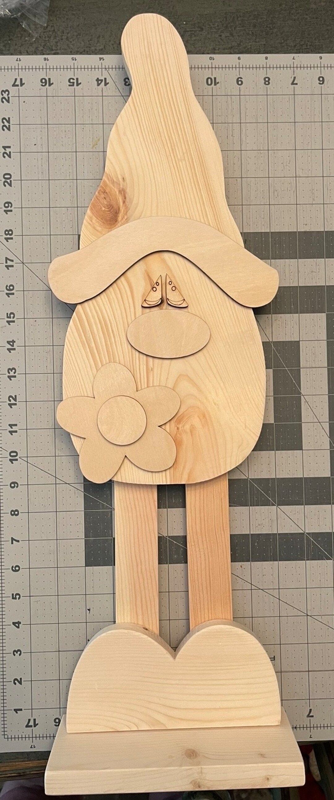 DIY Critter Stick Leg Springtime Gnome - Unfinished Wood Craft Kit - Etsy