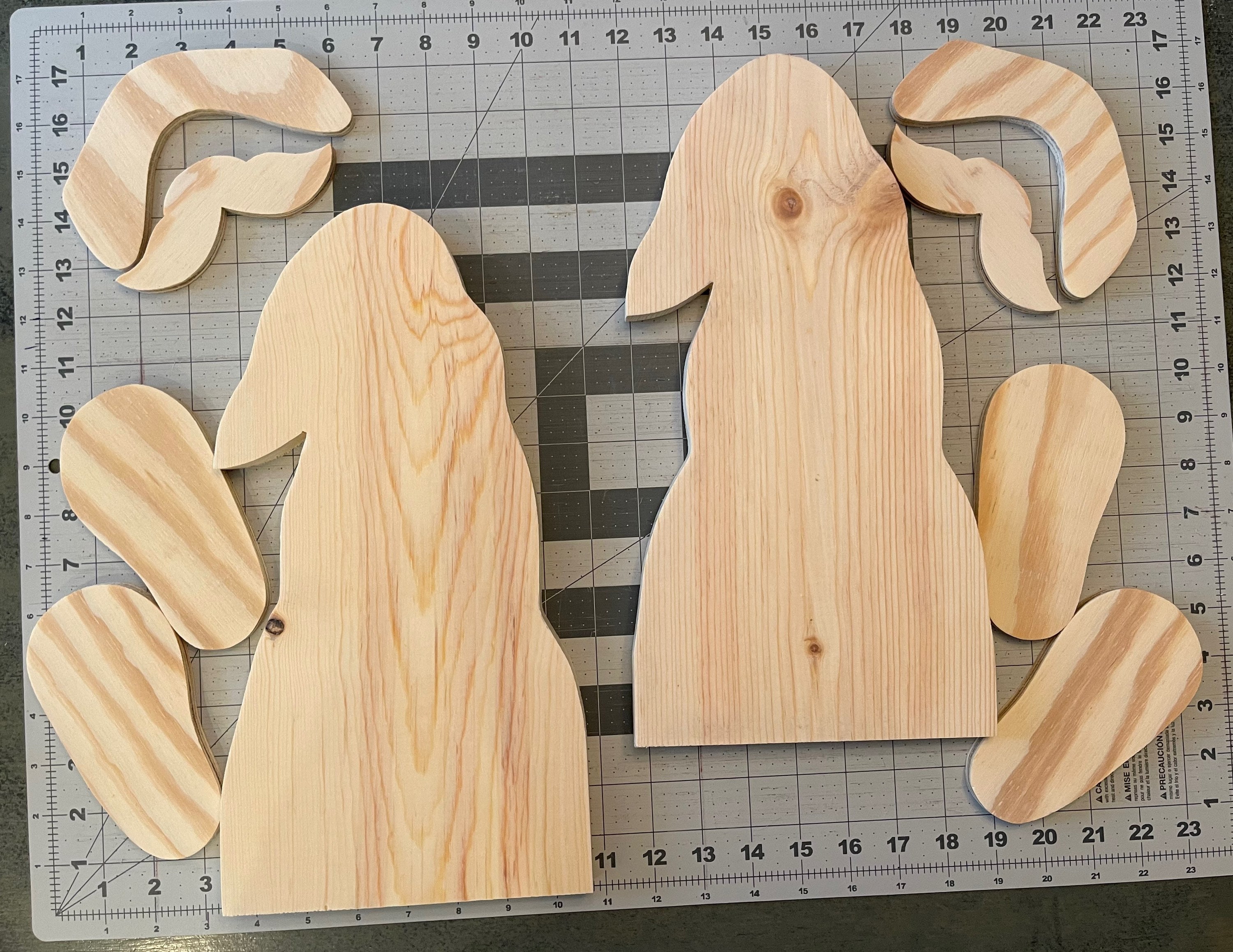 2-set DIY Critter Sitter Santa Unfinished Wood Craft Kit - Etsy