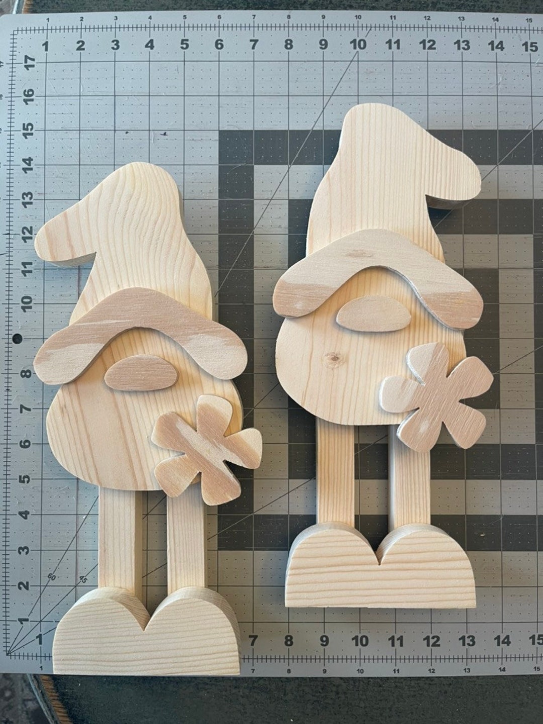 2-set/ DIY Mini Critter Stick Leg Gnome 2 Unfinished Wood - Etsy