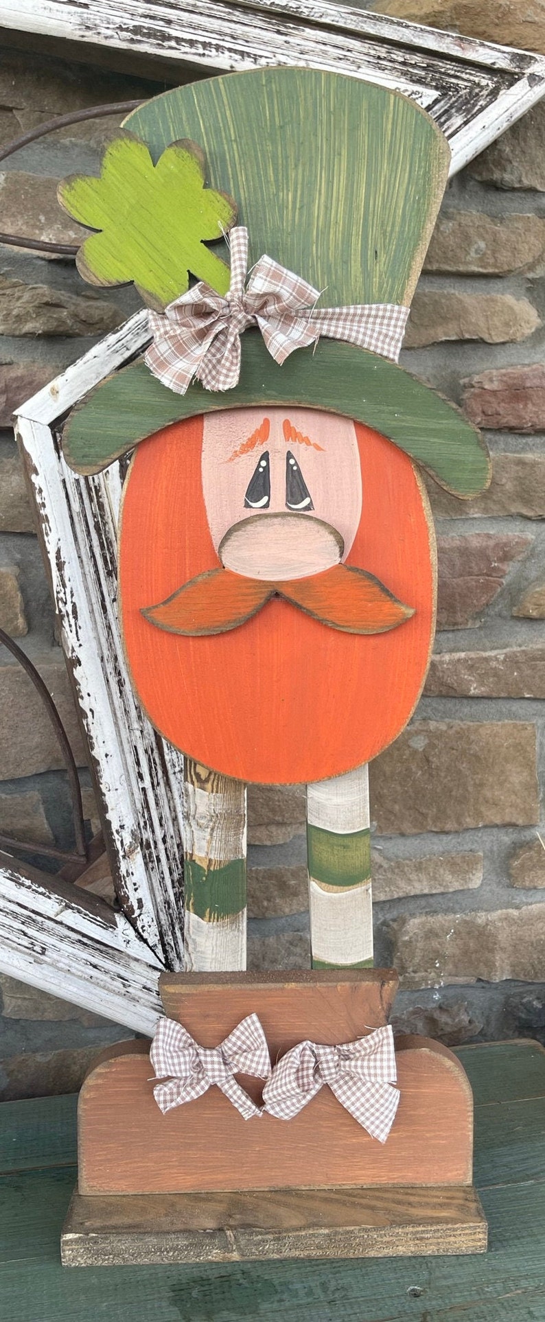 E-PATTERN Critter Stick Leg Leprechaun Wood Craft DIY Pattern Pdf and ...