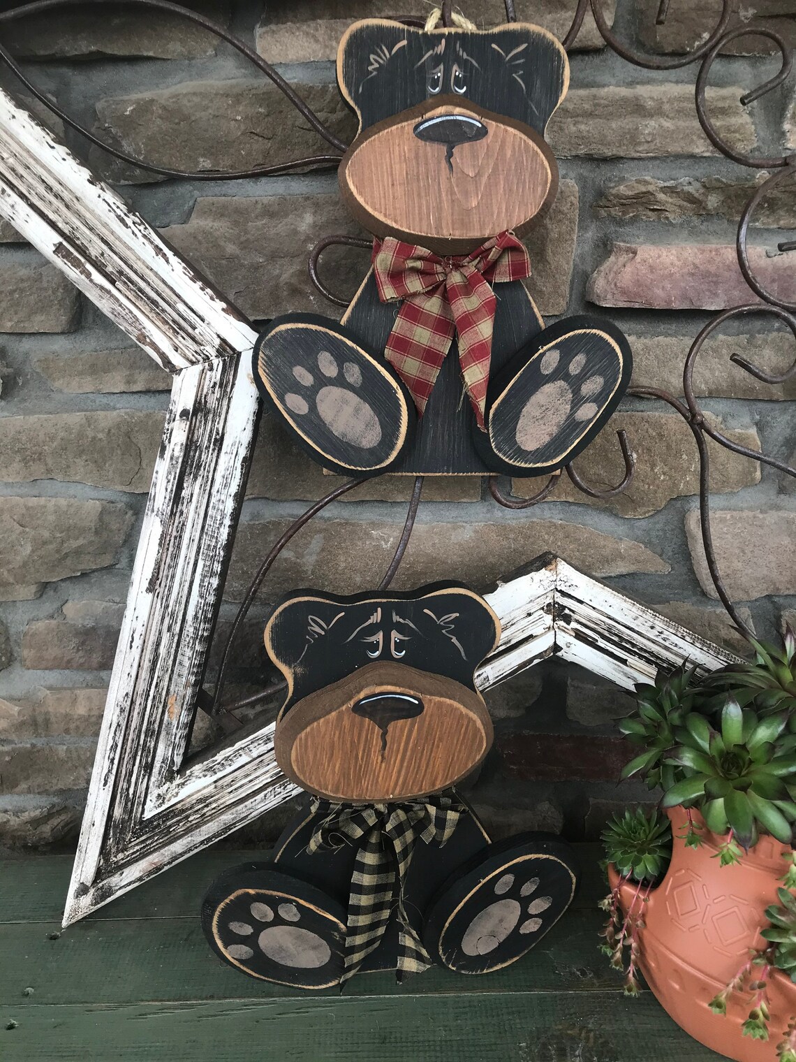 DIY- Moose/bear 2in1 COMBO- Unfinished Moose and Bear Shelf Sitter ...