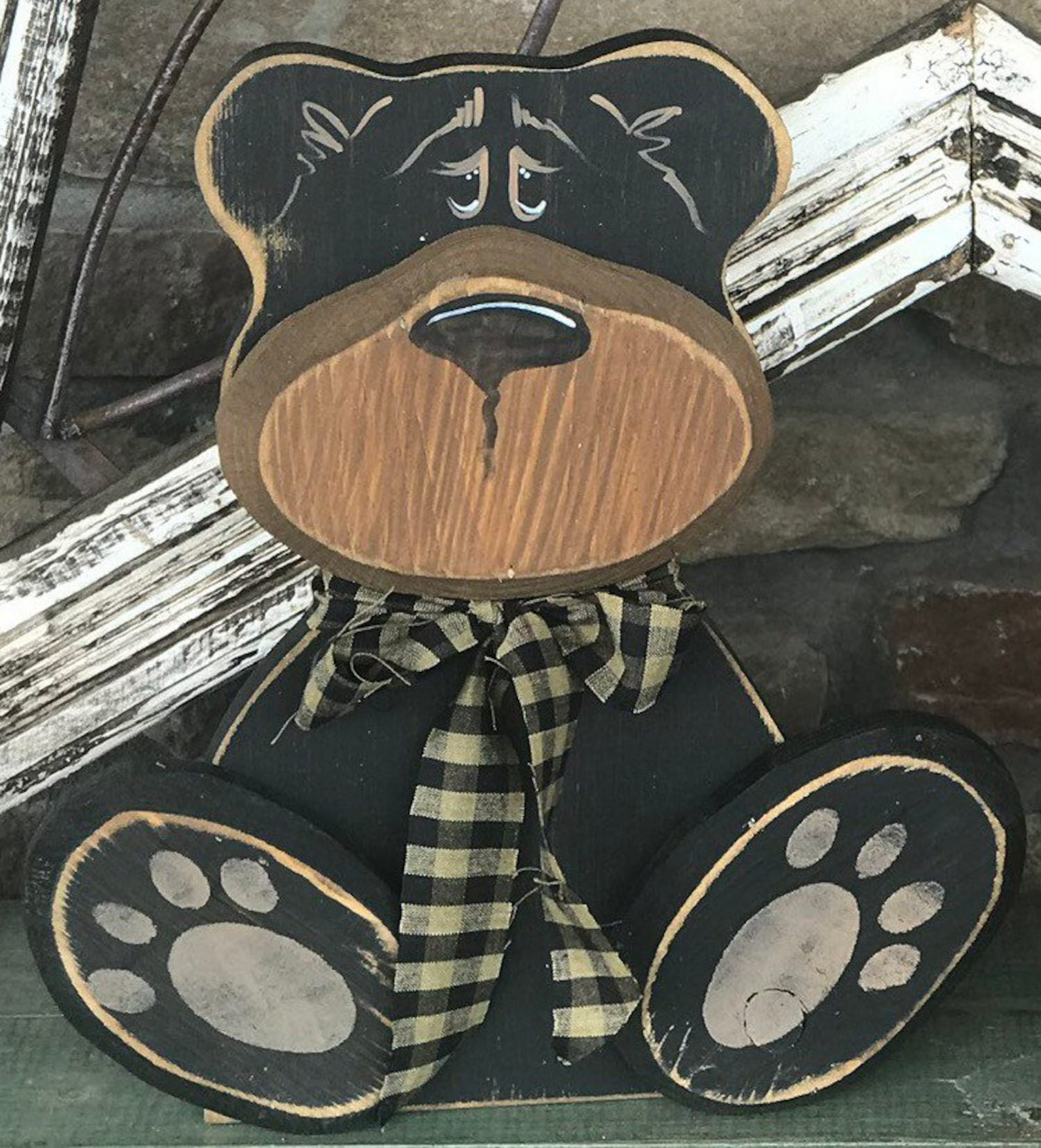 DIY Moose/bear 2in1 COMBO Unfinished Moose and Bear Shelf Sitter ...