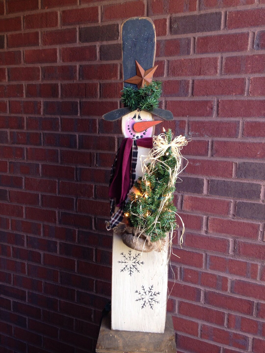 Mail Out PATTERN Snowflake the Standing Snowman DIY Wood Craft Pattern ...