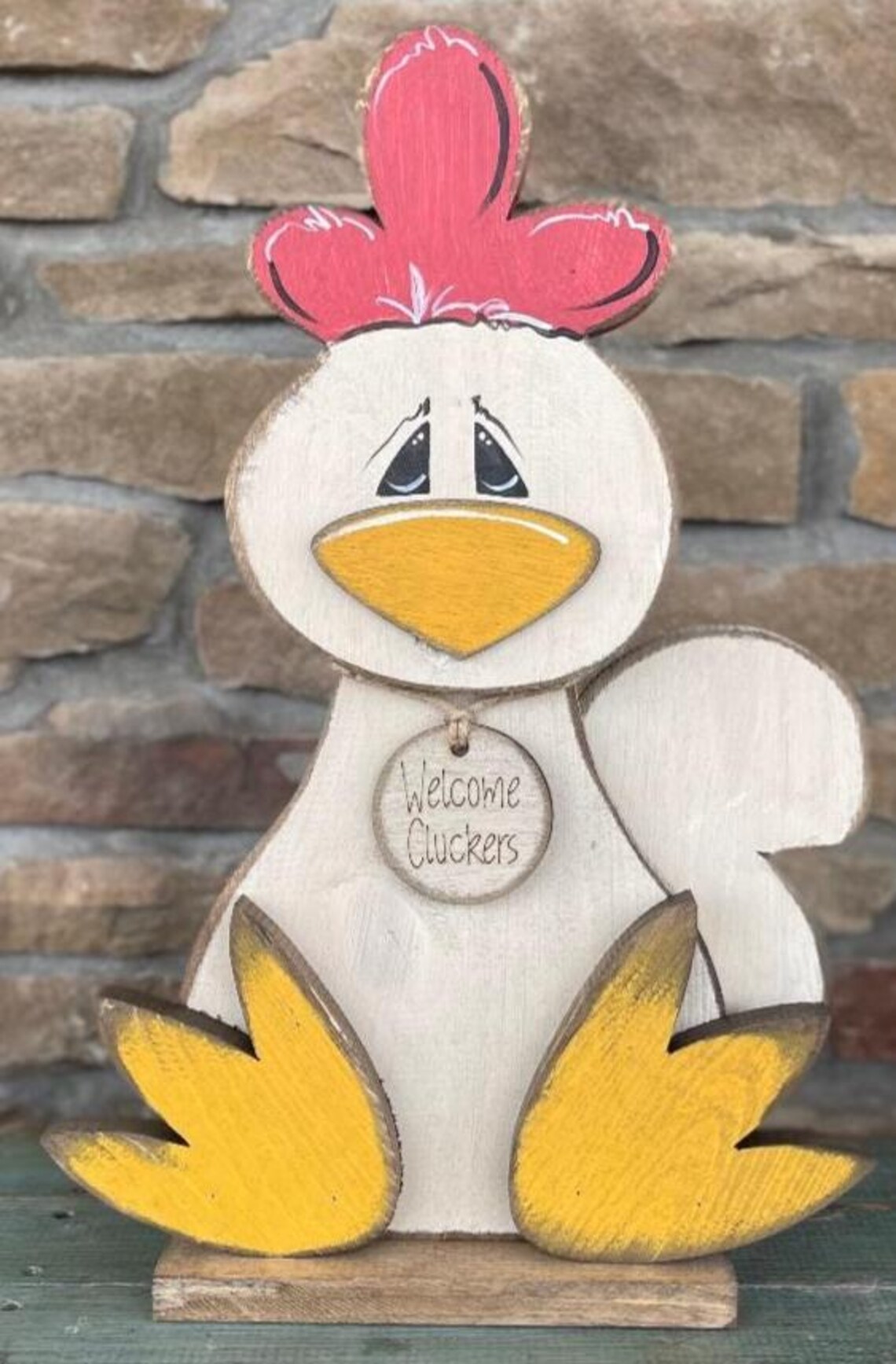 Mail-out-pattern Medium Hen Sitter Wood Craft DIY Pattern - Etsy