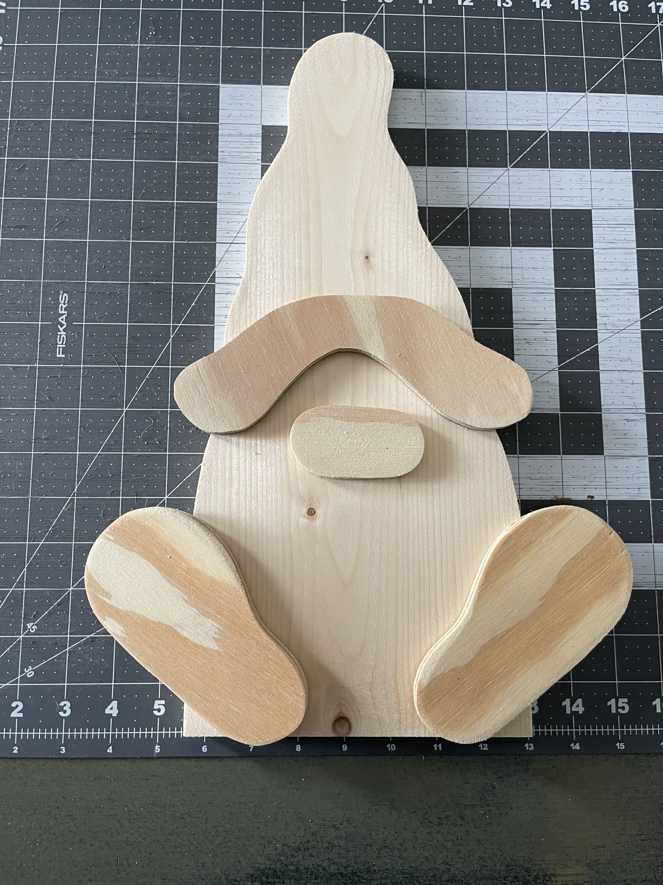 2 Set-diy Gnome Unfinished Wood Craft Kits - Etsy